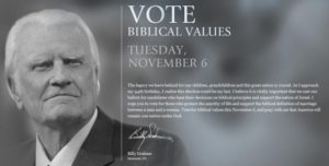 Political Ad by Billy Graham-Truth! – Truth or Fiction?