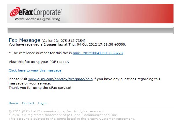 EFAX-SCAM – Truth or Fiction?