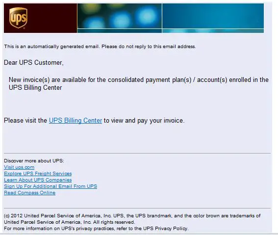UPS-SCAM – Truth or Fiction?