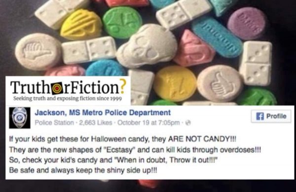 Mississippi Police Delete Post About ‘Ecstasy’ Candy Halloween Plot ...