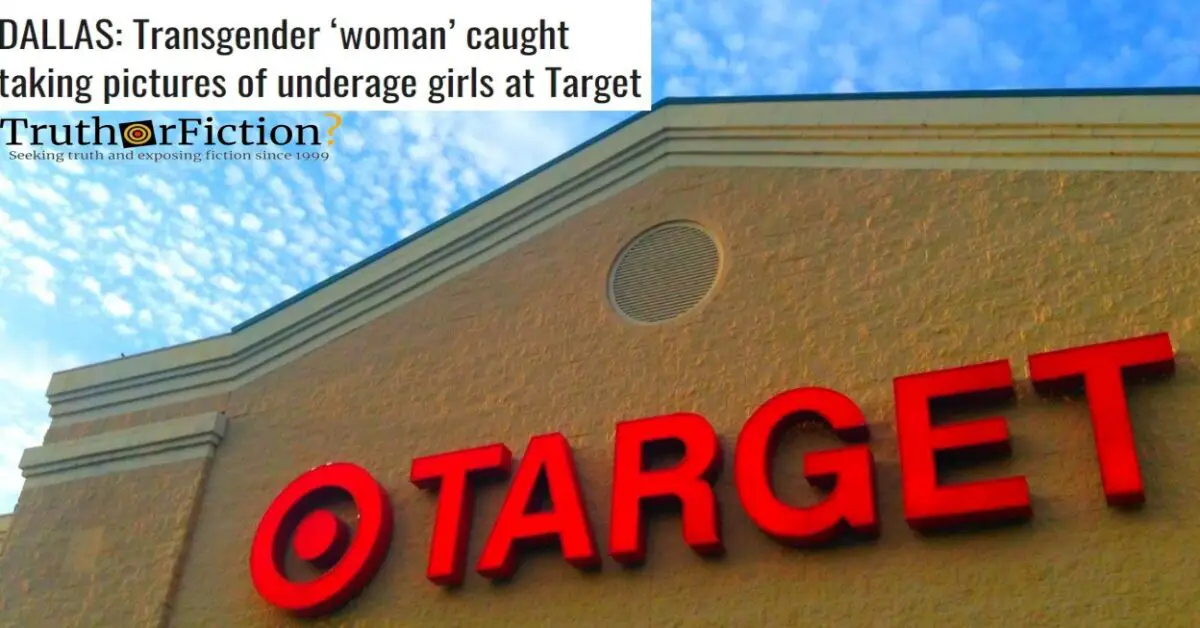 Was a Trans Woman Caught Taking Photos of Underage Girls? – Truth or ...