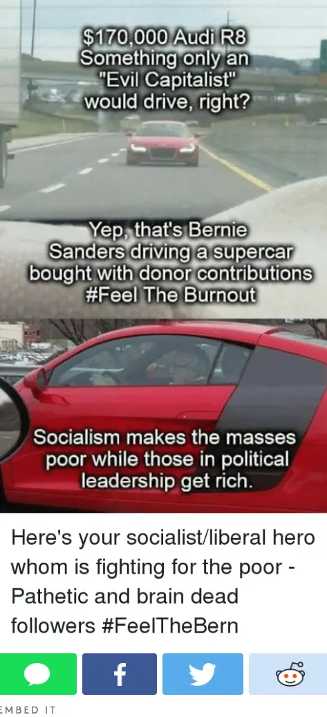 Bernie Sanders Drives $170,000 Audi R8 Sport Car-Fiction! - Truth or ...