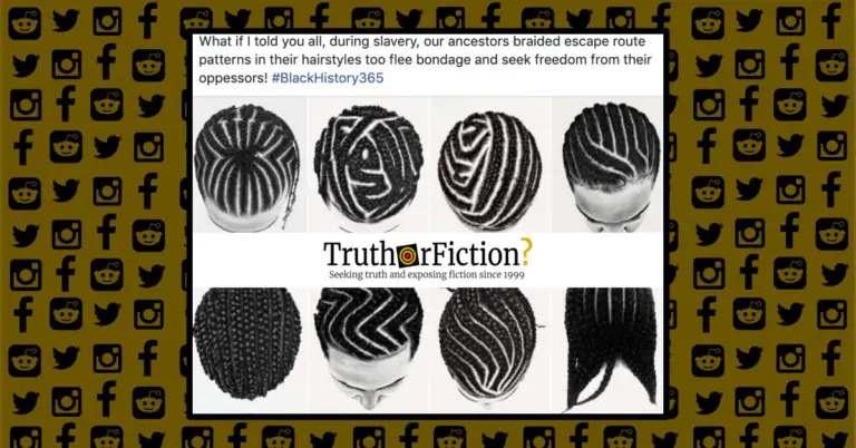 Did Slaves Braid Routes to Freedom Into Hairstyles? – Truth or Fiction?