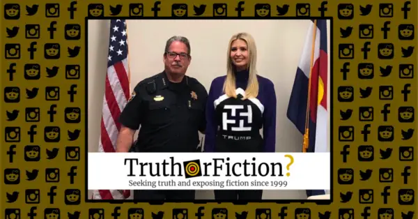 Was Ivanka Trump Photographed Wearing a Swastika Logo? – Truth or Fiction?
