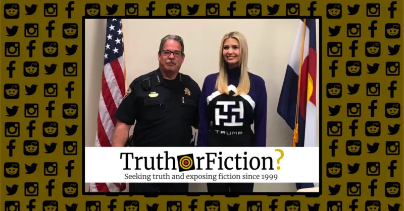 Was Ivanka Trump Photographed Wearing a Swastika Logo? – Truth or Fiction? Was Ivanka Trump Photographed Wearing a Swastika Logo? – Truth or Fiction?
