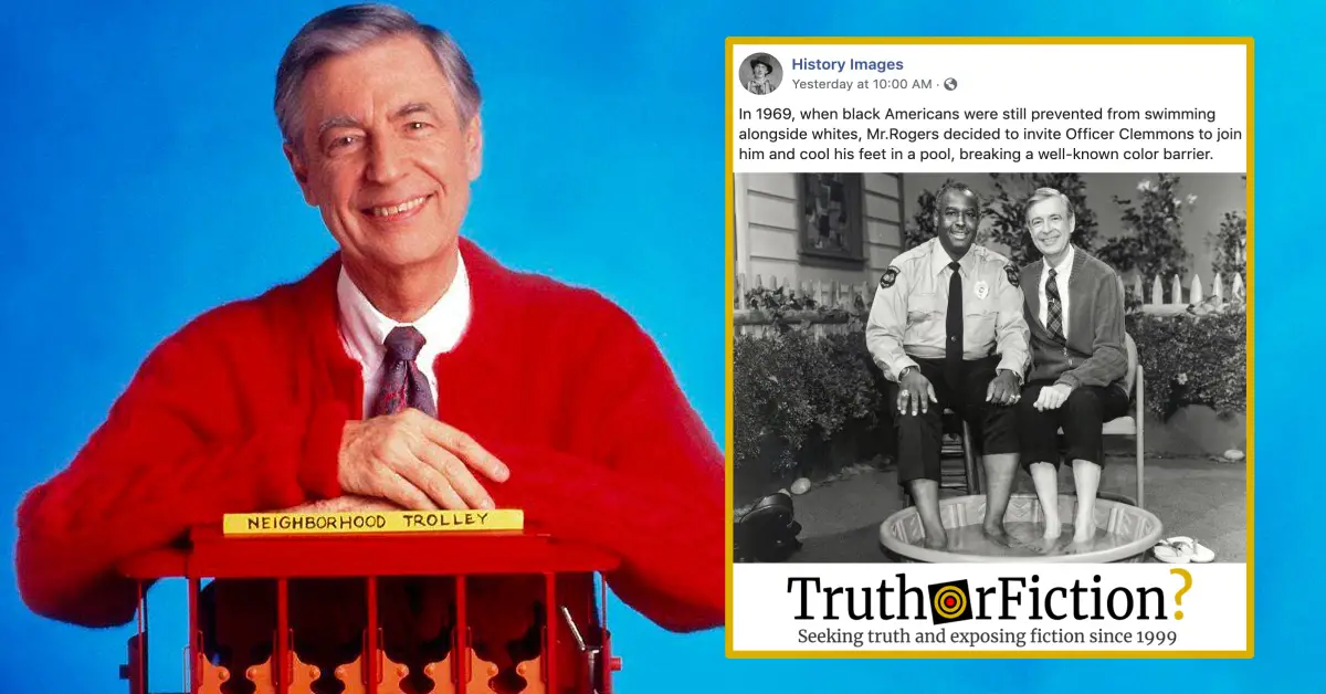 Did Mr. Rogers Challenge Pool Segregation with a Black Police Officer ...