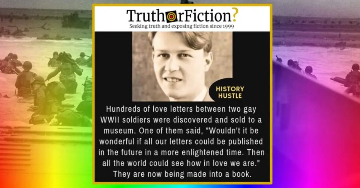 The Love Letters of Gilbert Bradley and Gordon Bowsher - Truth or Fiction?