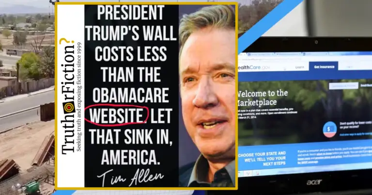 Tim Allen Meme: ‘Obamacare Website Costs More Than Trump’s Wall ...