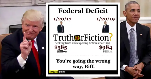trump vs obama deficit Archives - Truth or Fiction?
