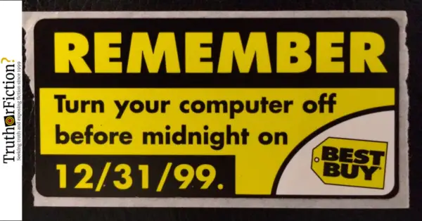 Best Buy 'Y2K' Sticker - Truth or Fiction?