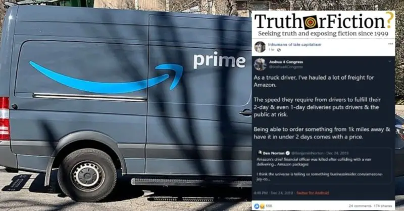 Was Amazon’s First CFO Killed by One of the Company’s Delivery Trucks ...