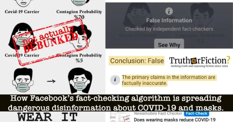 Facebook Fact-Checking Platform Dangerously Labels Mask Meme ‘False ...