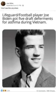 Did Joe Biden Receive Five Deferments During the Vietnam War? – Truth ...