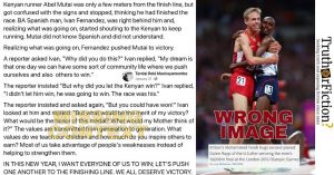 ‘Kenyan Runner Abel Mutai Won a Race Due to Ivan Fernandez’s ...