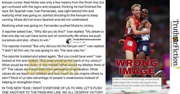 ‘Kenyan Runner Abel Mutai Won a Race Due to Ivan Fernandez’s ...