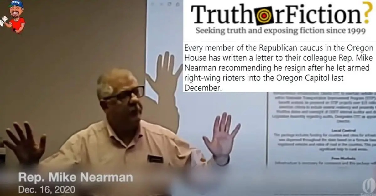 Was an Oregon Republican Filmed Encouraging an Attack on the State ...