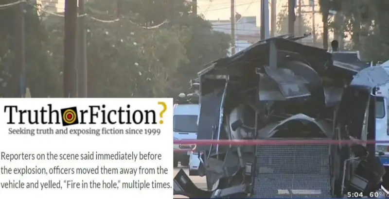 Federal Investigation Underway After LAPD Detonates Explosive Cache in ...