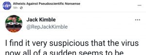 Rep. Jack Kimble: 'I Find It Very Suspicious ...' - Truth or Fiction?
