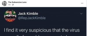 Rep. Jack Kimble: ‘I Find It Very Suspicious …’ – Truth or Fiction?
