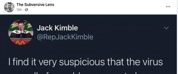 Rep. Jack Kimble: ‘I Find It Very Suspicious …’ – Truth or Fiction?