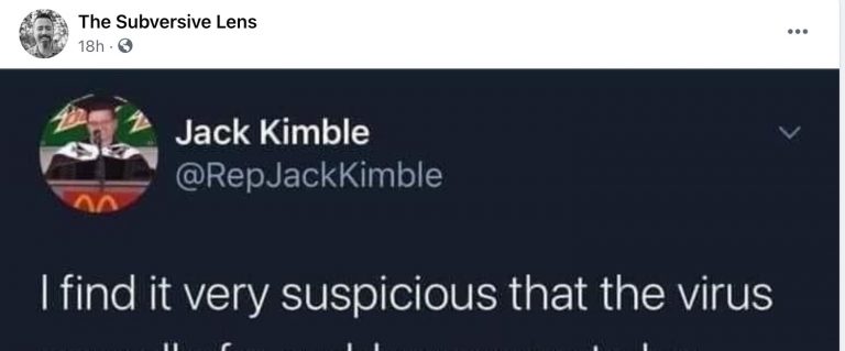 Rep. Jack Kimble: ‘I Find It Very Suspicious …’ – Truth or Fiction?