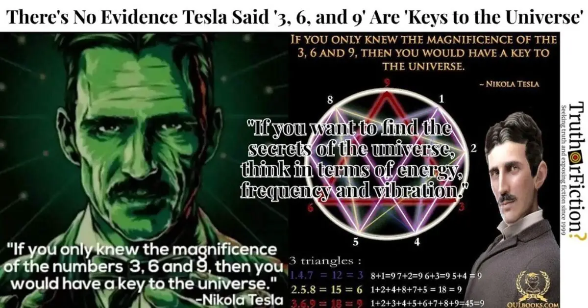 Nikola Tesla ‘369 Theory’ – Truth or Fiction?