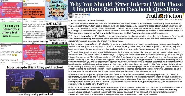 Facebook Data Mining Posts – Truth or Fiction?