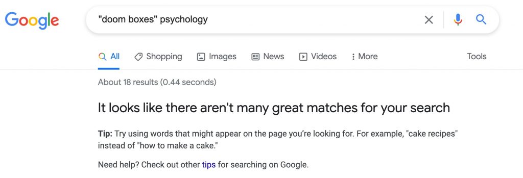 ‘Doom Boxes’ – Truth or Fiction?