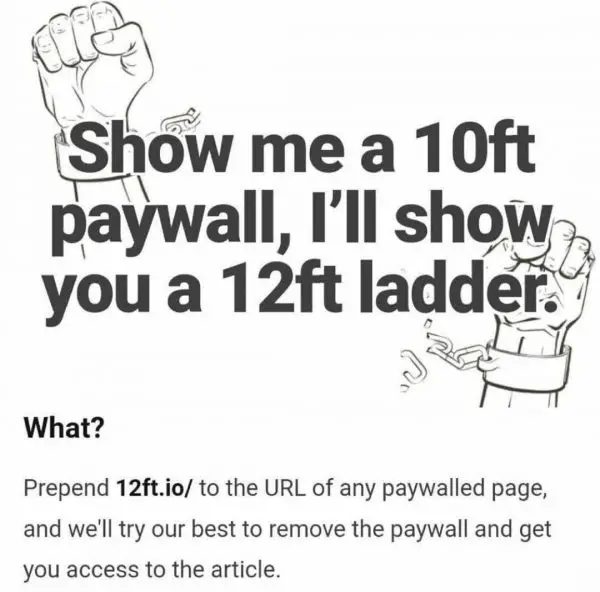 12ft.io Paywall Bypassing Service – Truth or Fiction?
