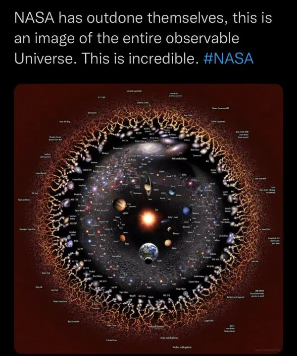 ‘NASA Has Outdone Themselves, This Is an Image of the Entire Observable ...