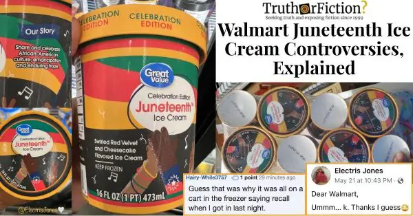 Walmart Juneteenth Ice Cream, Trademark Controversy – Truth or Fiction?
