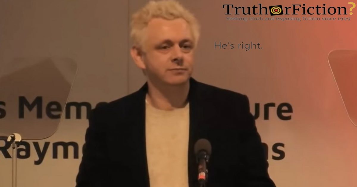 Michael Sheen Speech on Wales Sees New Light After Monarch's Death ...