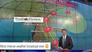 ‘Most Intense Weather Broadcast Ever’ – Truth or Fiction?