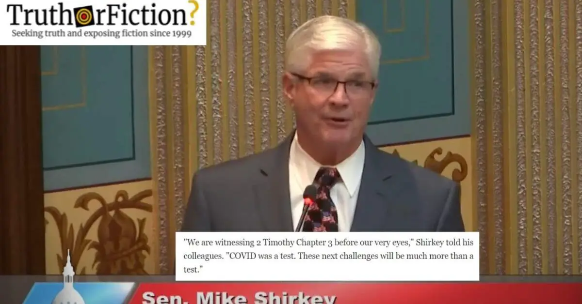 Michigan Republican Leaves State Senate Regurgitating ‘Great ...