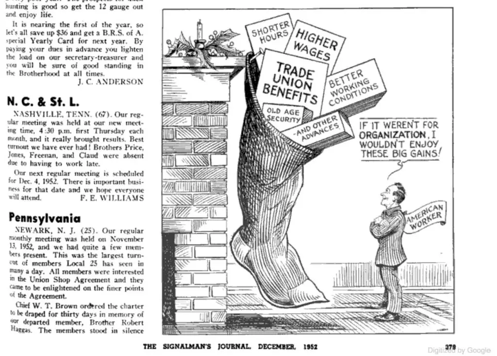 Vintage Union Christmas Cartoon – Truth or Fiction?