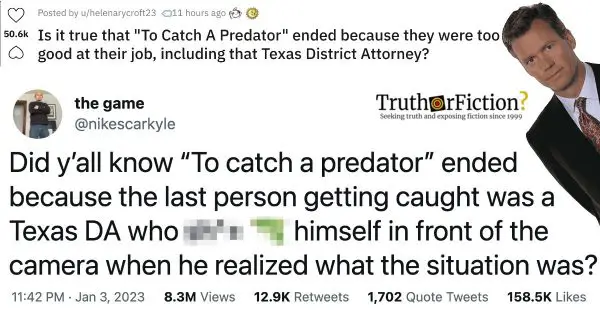 to catch a predator louis conradt – Truth or Fiction?