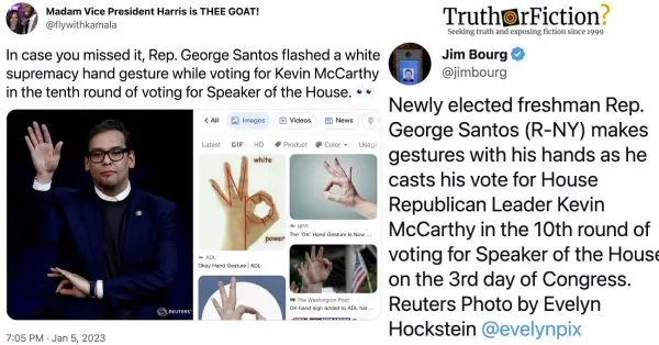 George Santos Hand Gesture – Truth or Fiction?