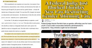 Florida Judge Hinkle Grants Gender-Affirming Care Injunction: ‘Gender ...