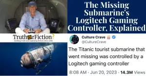 The Missing Submarine and the ‘Logitech Controller’ – Truth or Fiction?