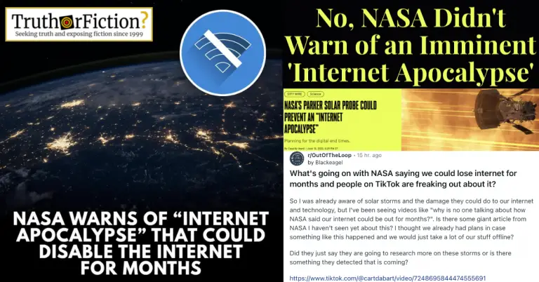 NASA ‘Internet Apocalypse’ Outage Rumors, Explained – Truth or Fiction?