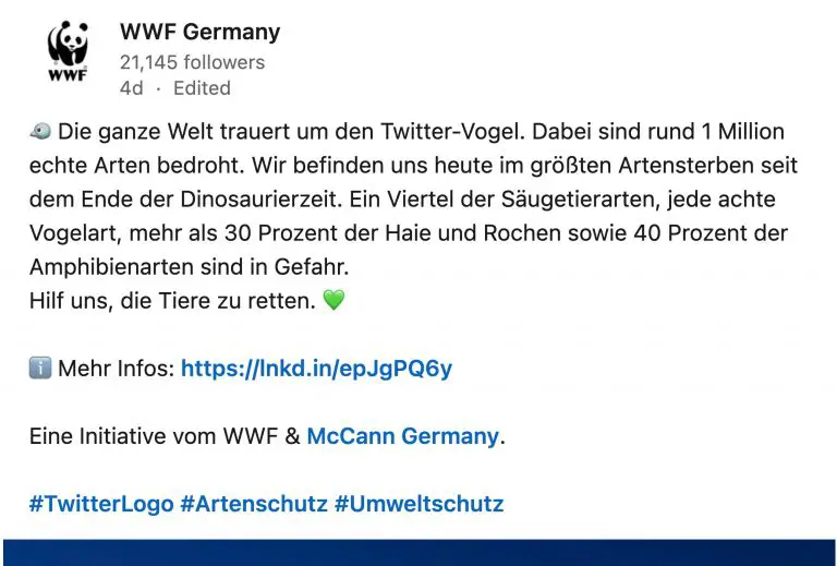 WWF ‘Twitter Ad’ Uses ‘X’ Rebranding as Climate Analogy – Truth or Fiction?